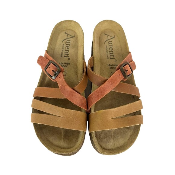 Autenti Shoes | Shoes | Autenti Womens Low Wedge Cork Footbed Sandals ...